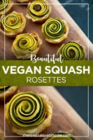Vegan Squash Rosette Appetizers - She Keeps a Lovely Home