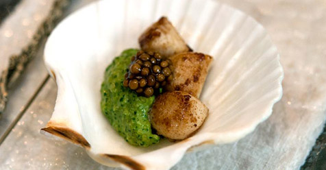 The Extra Fancy Pesto Scallop Amuse bouche - She Keeps a Lovely Home