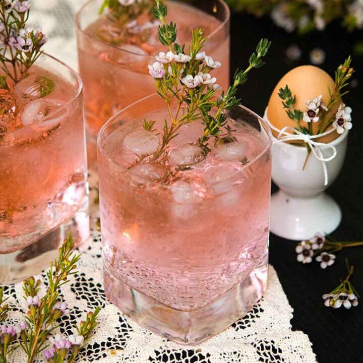 Sparkling Sake Easter Sangria – She Keeps a Lovely Home