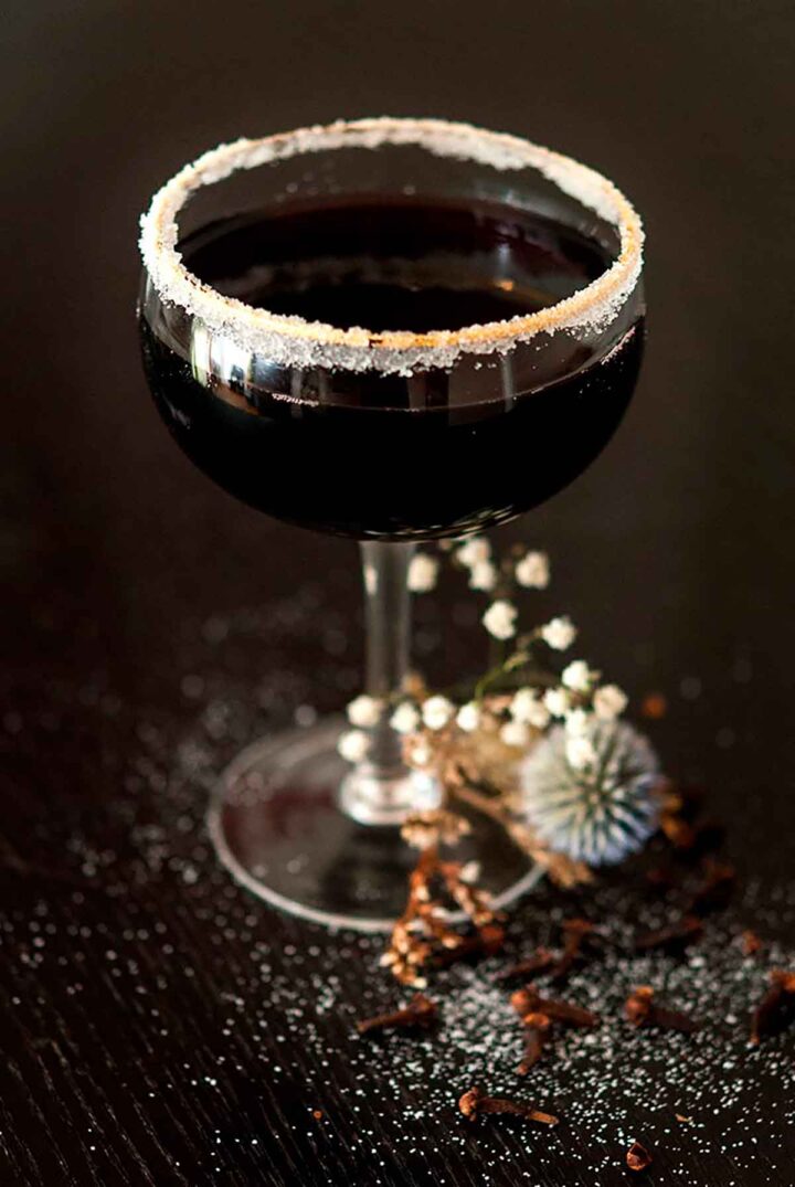 Spiced Black Currant Cocktail - She Keeps a Lovely Home