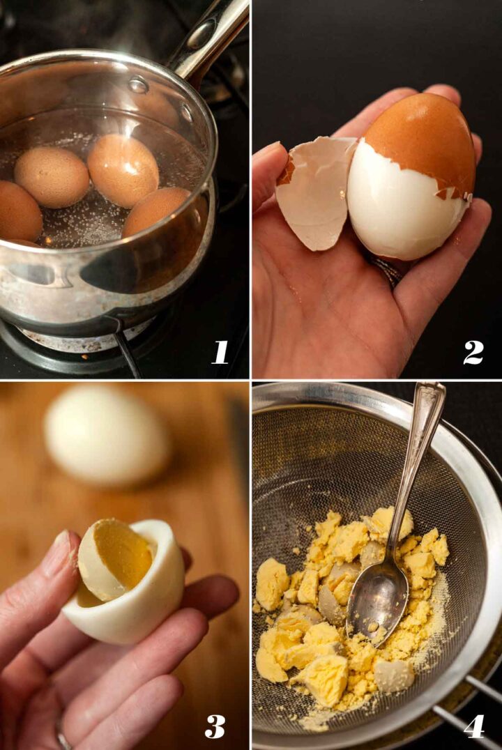 Romantic Valentine's Day Deviled Eggs - She Keeps a Lovely Home