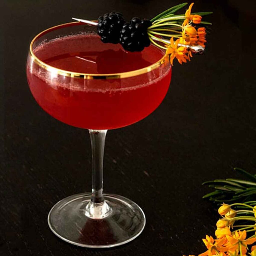 The Morticia Addams Cocktail - She Keeps a Lovely Home