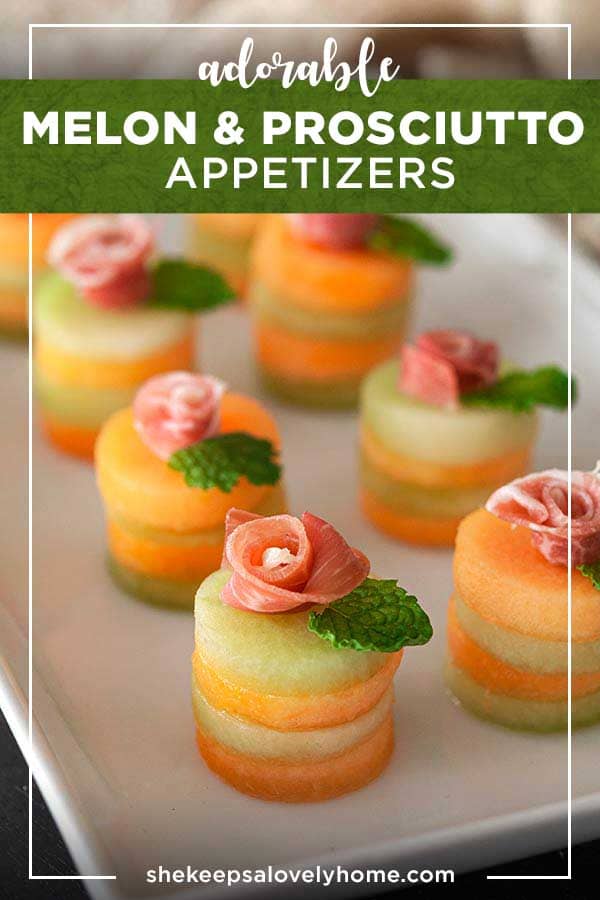 Prosciutto and Melon Appetizers – She Keeps a Lovely Home