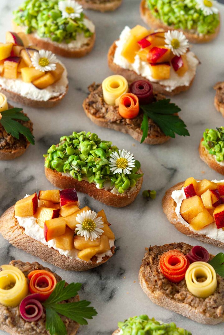 Colorful Easter Crostini - 3 Ways! – She Keeps a Lovely Home