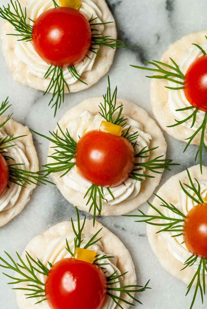 Simple Christmas Ornament Appetizers – She Keeps a Lovely Home