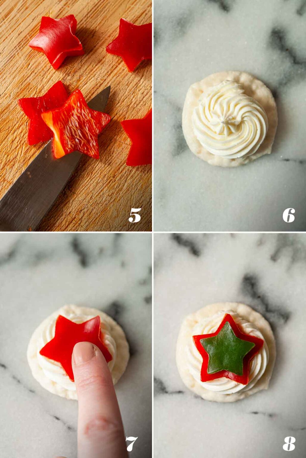 Easy Bell Pepper Star Appetizers – She Keeps a Lovely Home