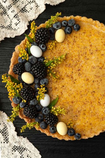 Lavender Lemon Easter Tart – She Keeps a Lovely Home