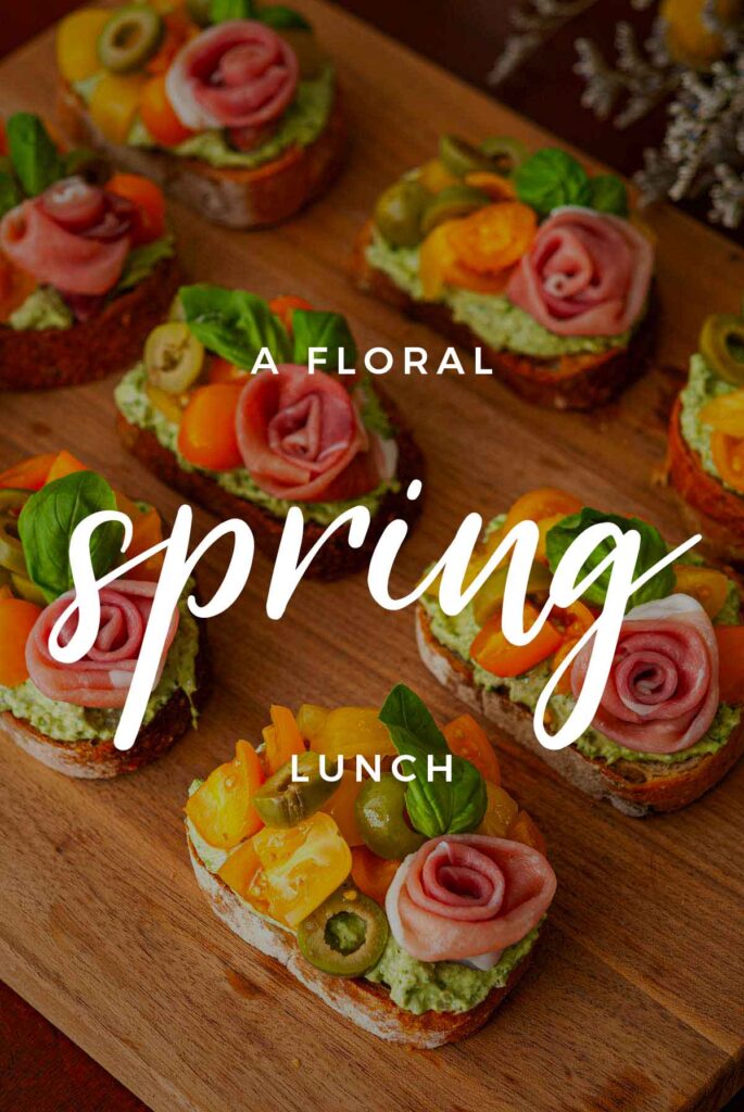 A Floral Spring Lunch – She Keeps a Lovely Home