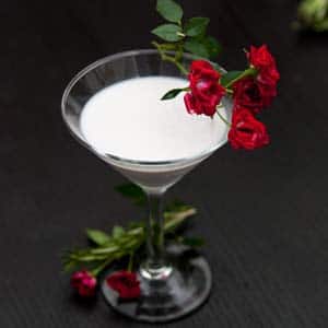 The White Rosemary Rose Coconut Cocktail - She Keeps a Lovely Home