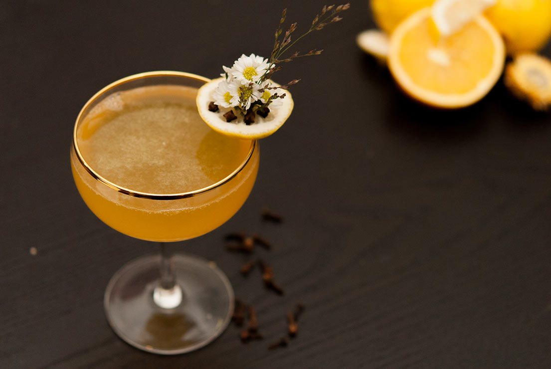 The Tangerine Daisy Cocktail - She Keeps a Lovely Home